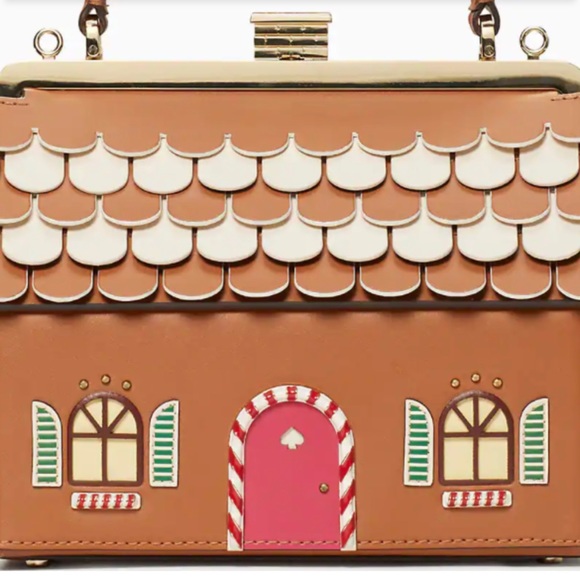 kate spade | Bags | Kate Spade Gingerbread House Satchel Crossbody Bag ...